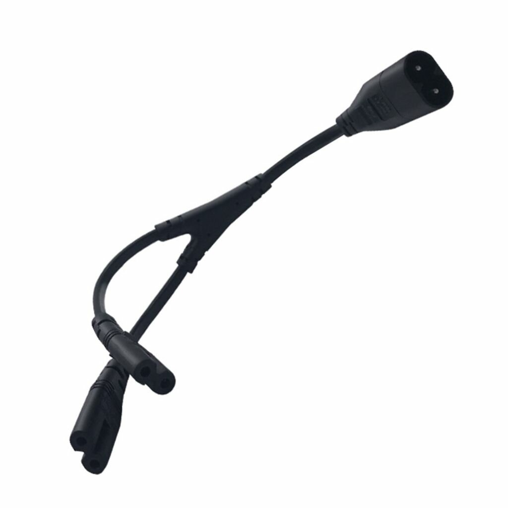 Кабель-переходник, Разветвитель питания с одним входом на два выхода IEC320 C8 на 2*C7