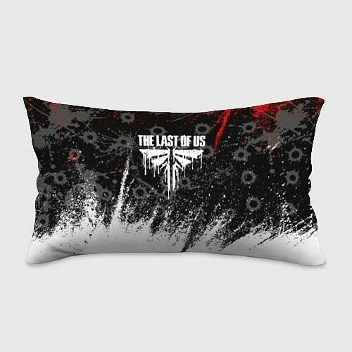 The last of us следы от пуль Прямоугольная подушка
