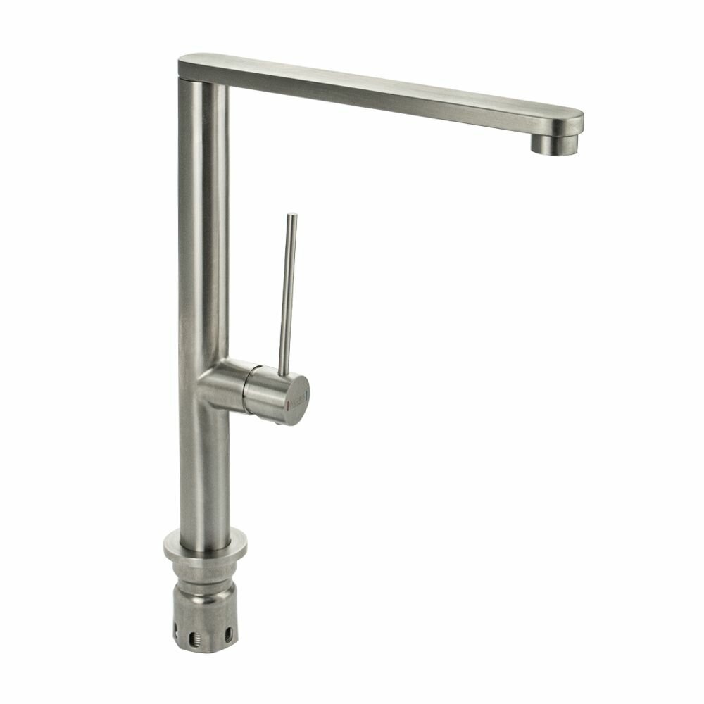 Смеситель для кухни MAGNUS 9403 сатин высокий Г - образный поворотный излив