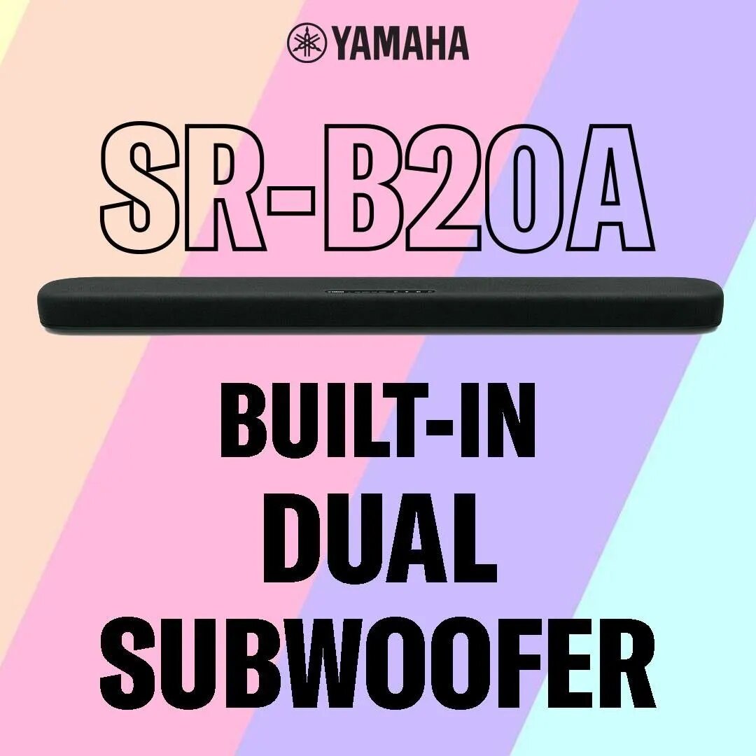 Yamaha SR-B20A echo wall TV аудио гостиная Bluetooth динамик домашний кинотеатр 5.1 канальный черный