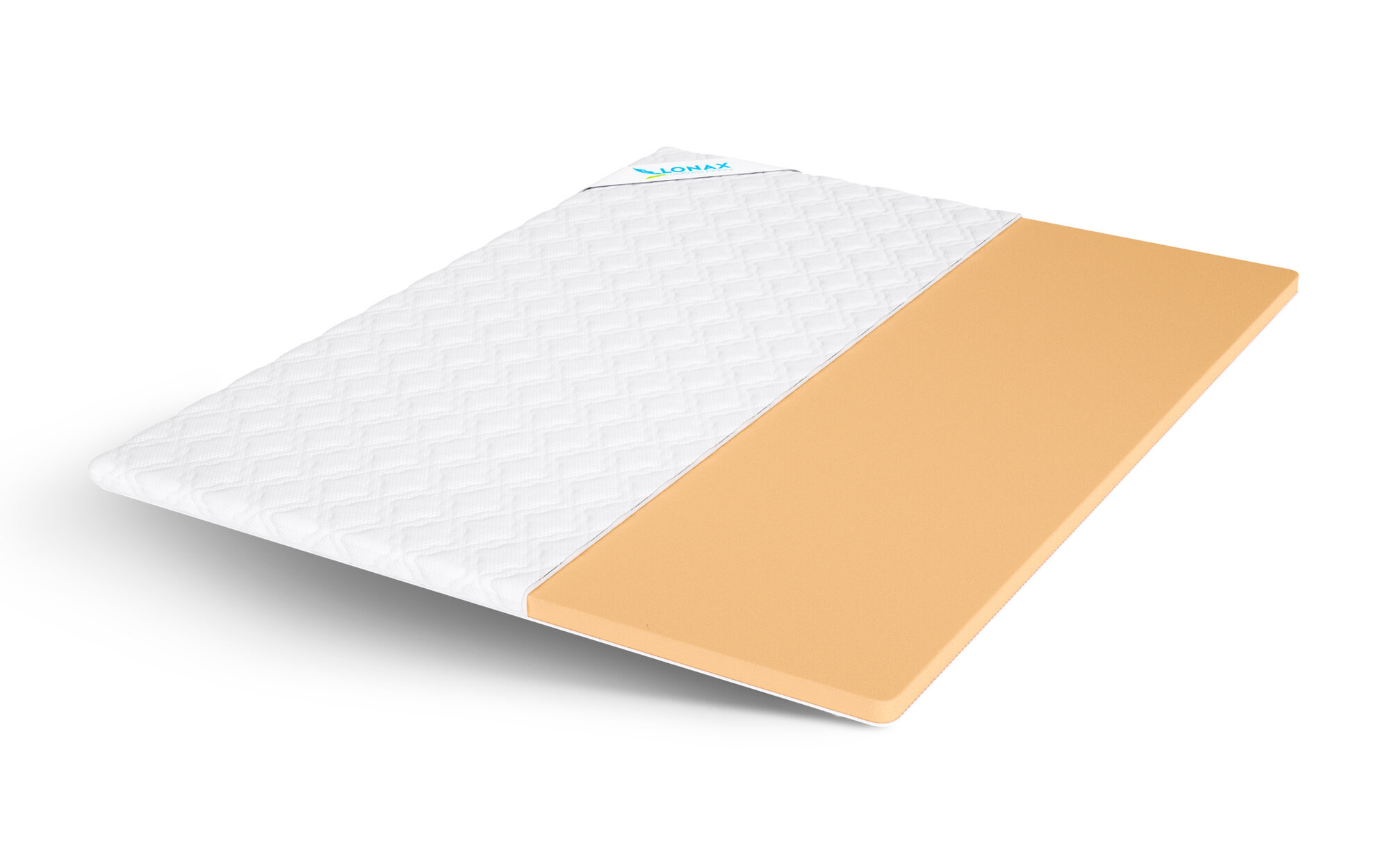 Матрас Lonax Memory 4 95х200 серии Топпер высота 4 см анатомический мягкий Беспружинный