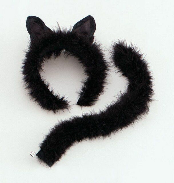 Набор игровой Bristol "Кошки", для Хэллоуина, с опушкой, 3 шт