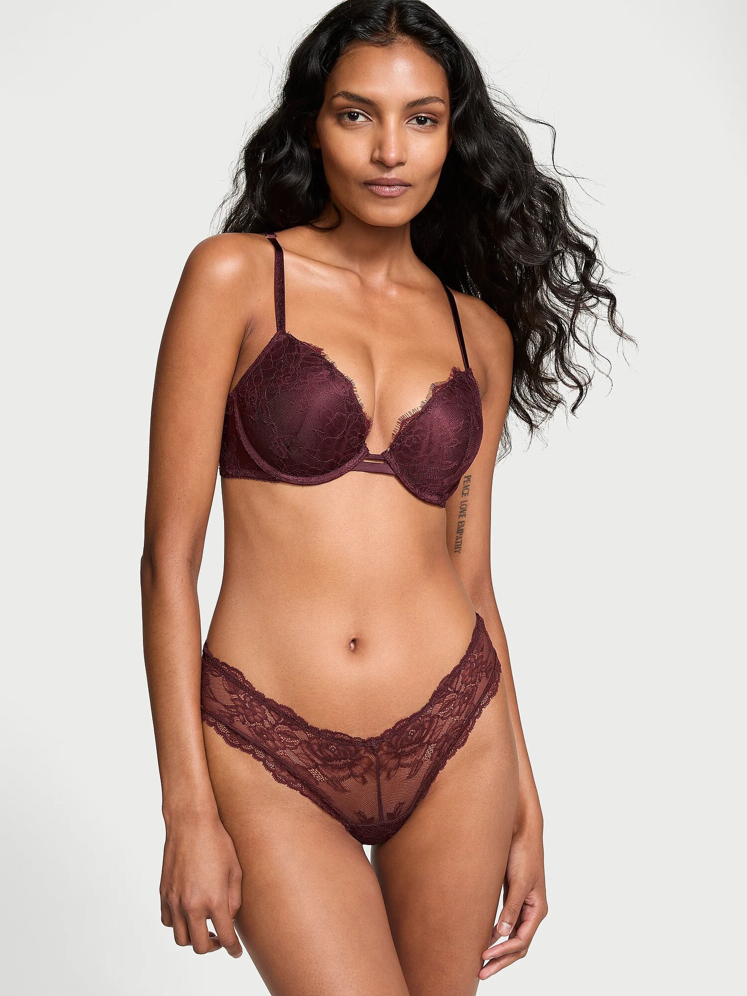 Трусы Rose Lace High-Leg Cheeky Panty