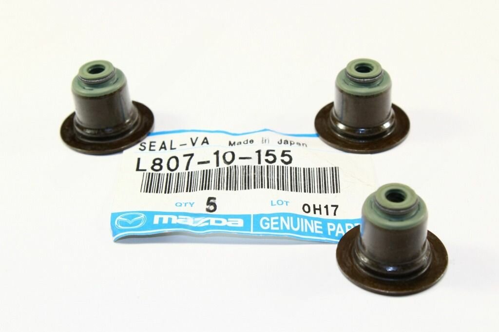 Колпачок маслосъемный 5 шт L80710155 Mazda 2 3 5 6 CX7 Tribute / Ford Volvo