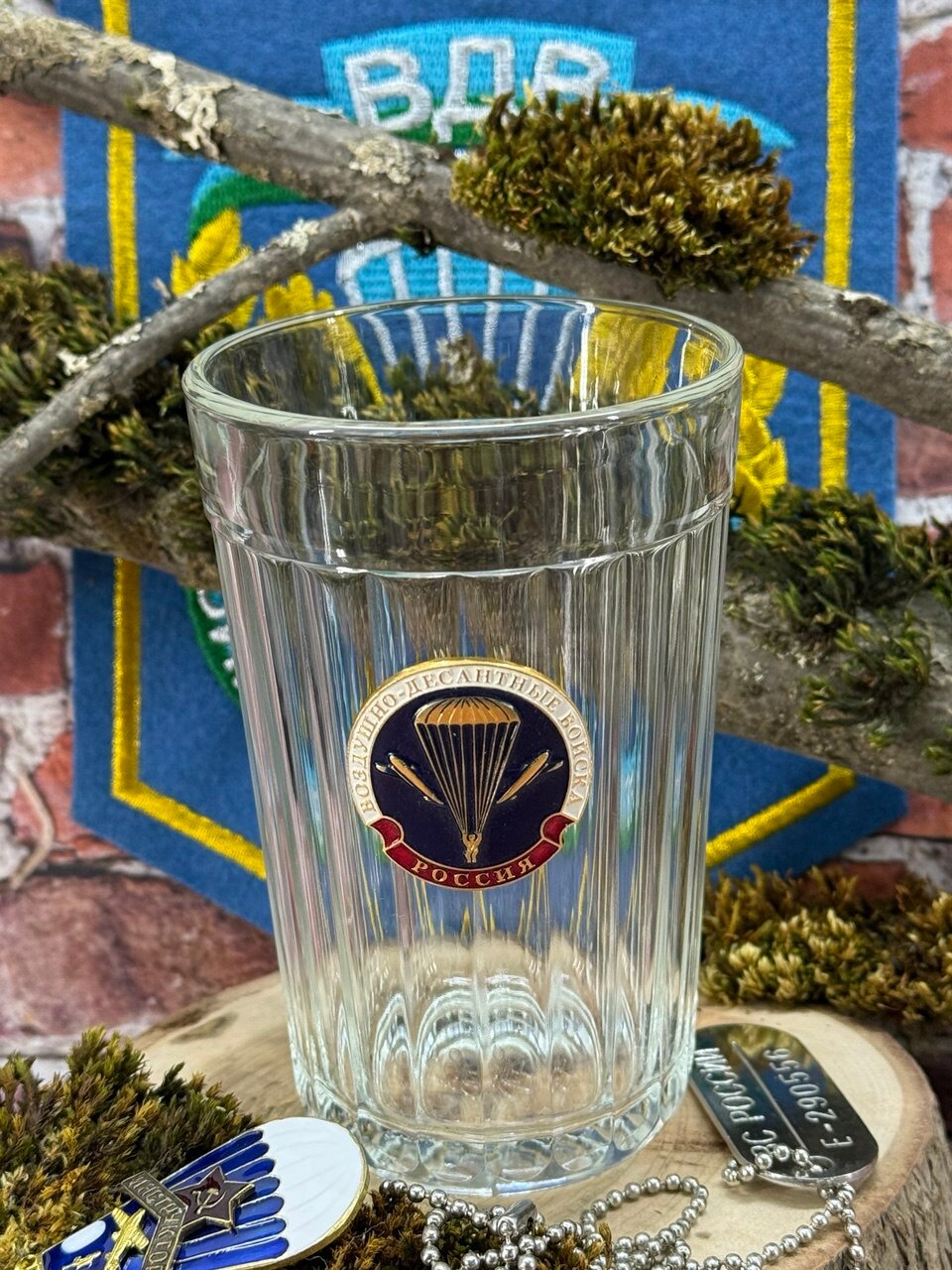Стакан граненый проставной ВДВ России