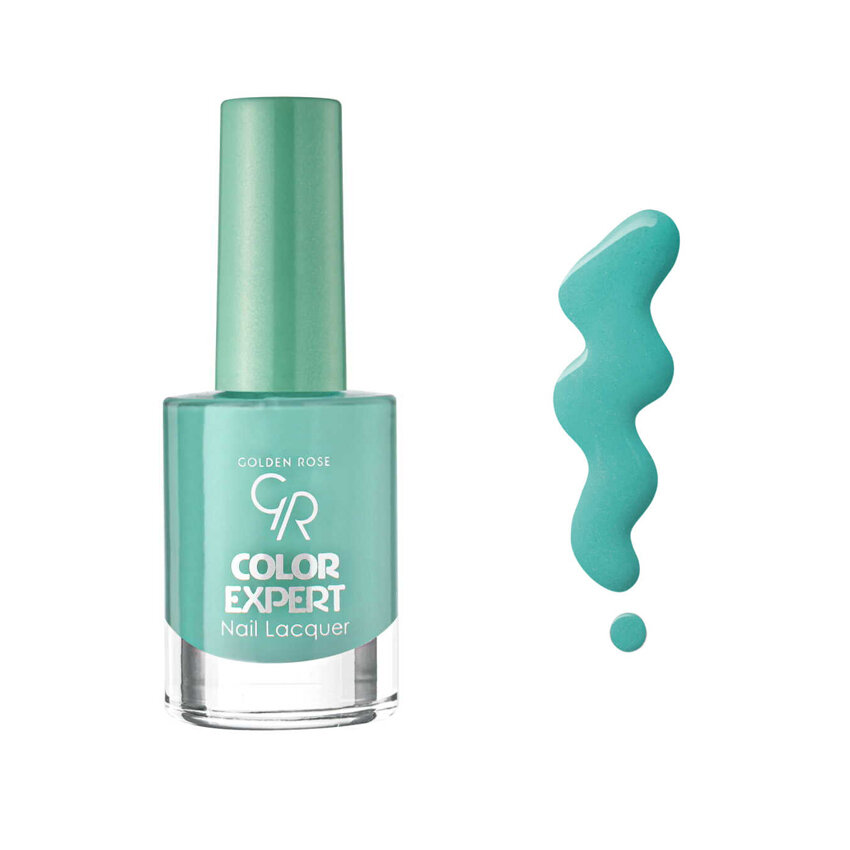 Лак Golden Rose "Color Expert Nail", бирюзовый, защита, выравнивание тона, 10 мл