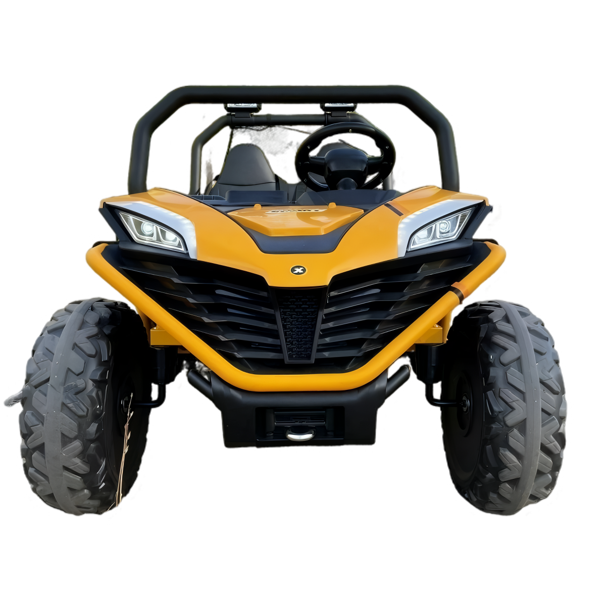 Электромобиль Buggy, задний привод, желтый, 2 скорости, резина EVA