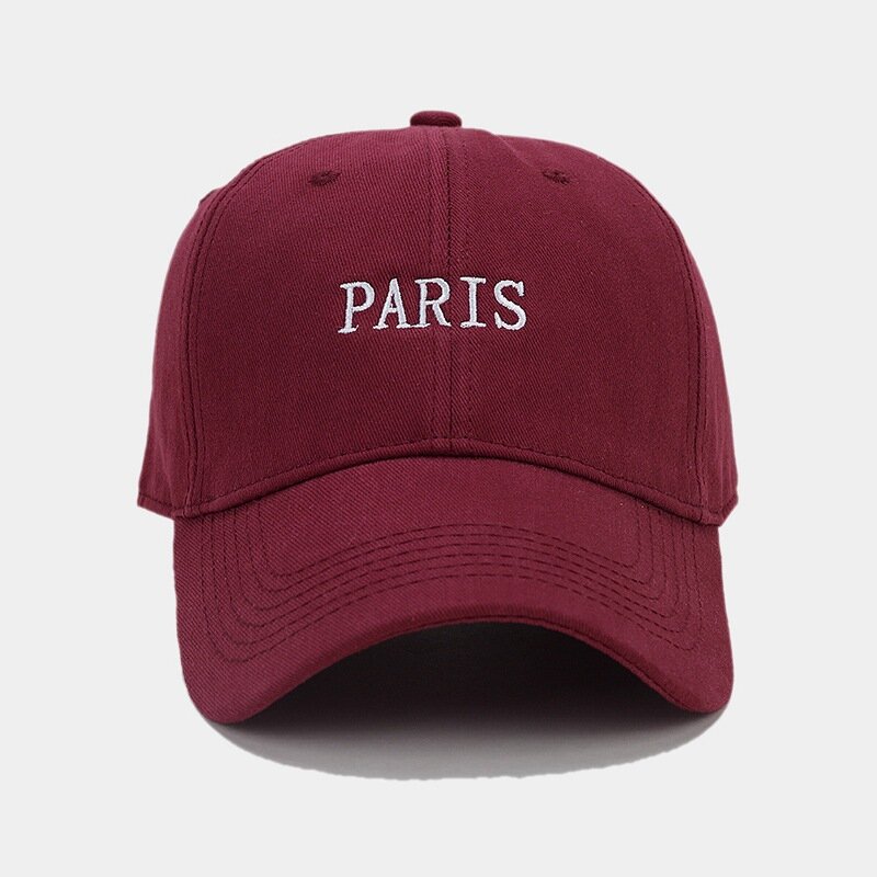 Бейсболка PARIS, регулируемая, винно-красная