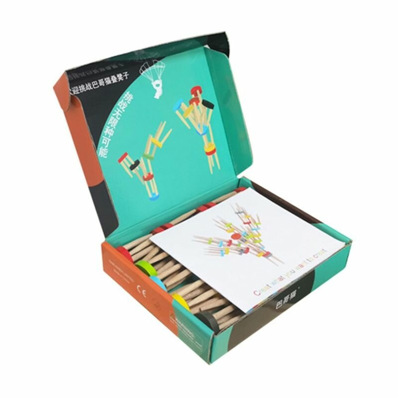 Складной табурет детская развивающая деревянная игрушка-балансир