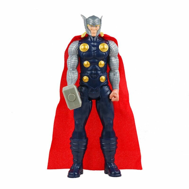 Набор фигурок Мстители Marvel, 30 см: Танос, Железный человек, Халк, Капитан Америка, Черная пантера. Игрушки для мальчиков