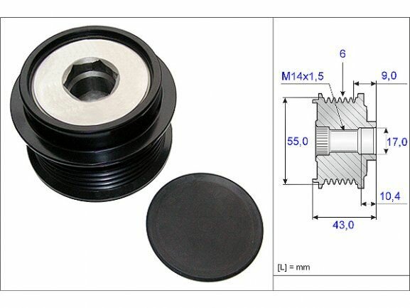 Обгонная муфта генератора INA 535020810 920538