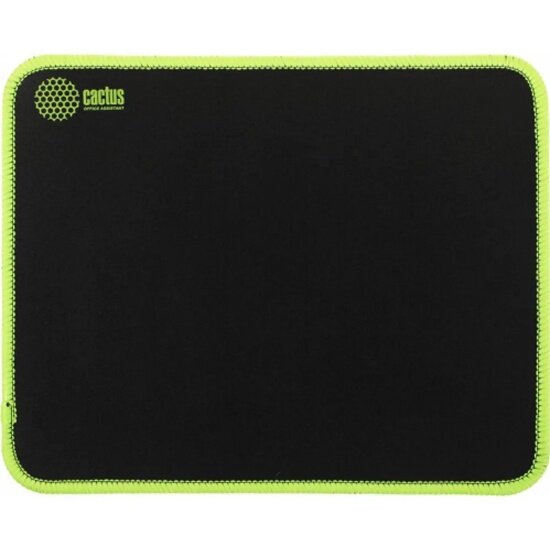 Коврик для мыши Cactus Black черный 250x200x3мм (CS-MPC-D01S)