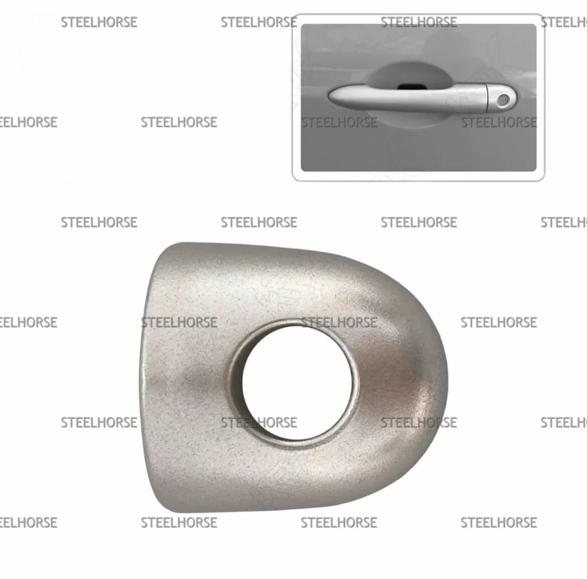 Заглушка личинки замка левой двери (Серая) Nissan Primera P12; Renault Espace 4; Laguna 2/3; Megane 2/3; Scenic 2/3; Clio 3