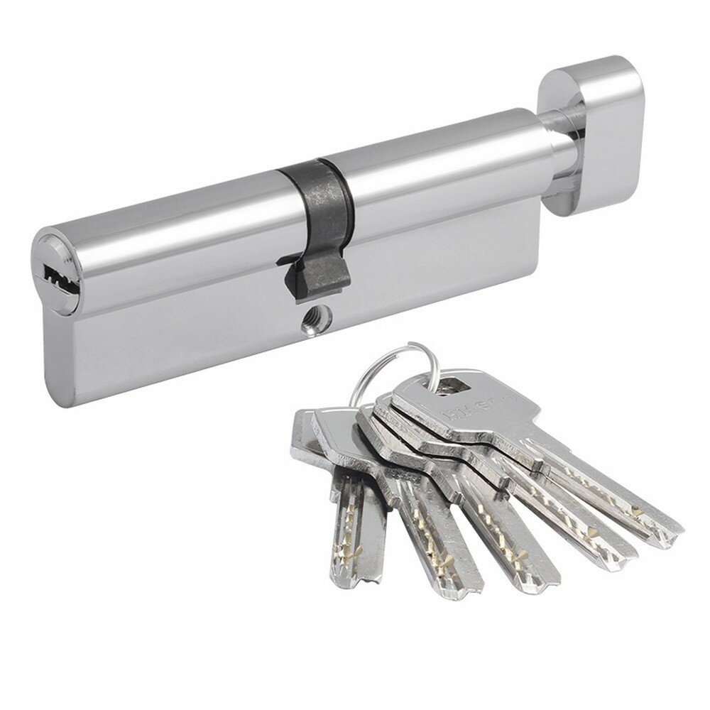 STD Z ЛПВ-110 55-55 цилиндровый механизм хромированный для дверного замка и дверных систем