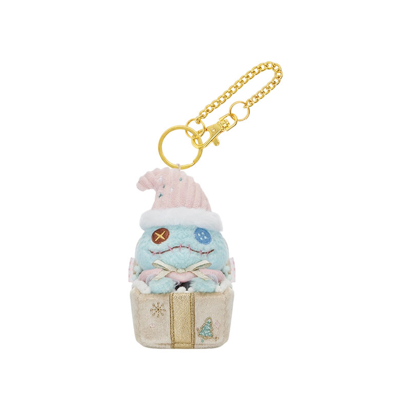 Disney x DISNEYLAND 2025 Small Gold Keychain Plush Pendant 11.5cm Height Shanghai Disney null