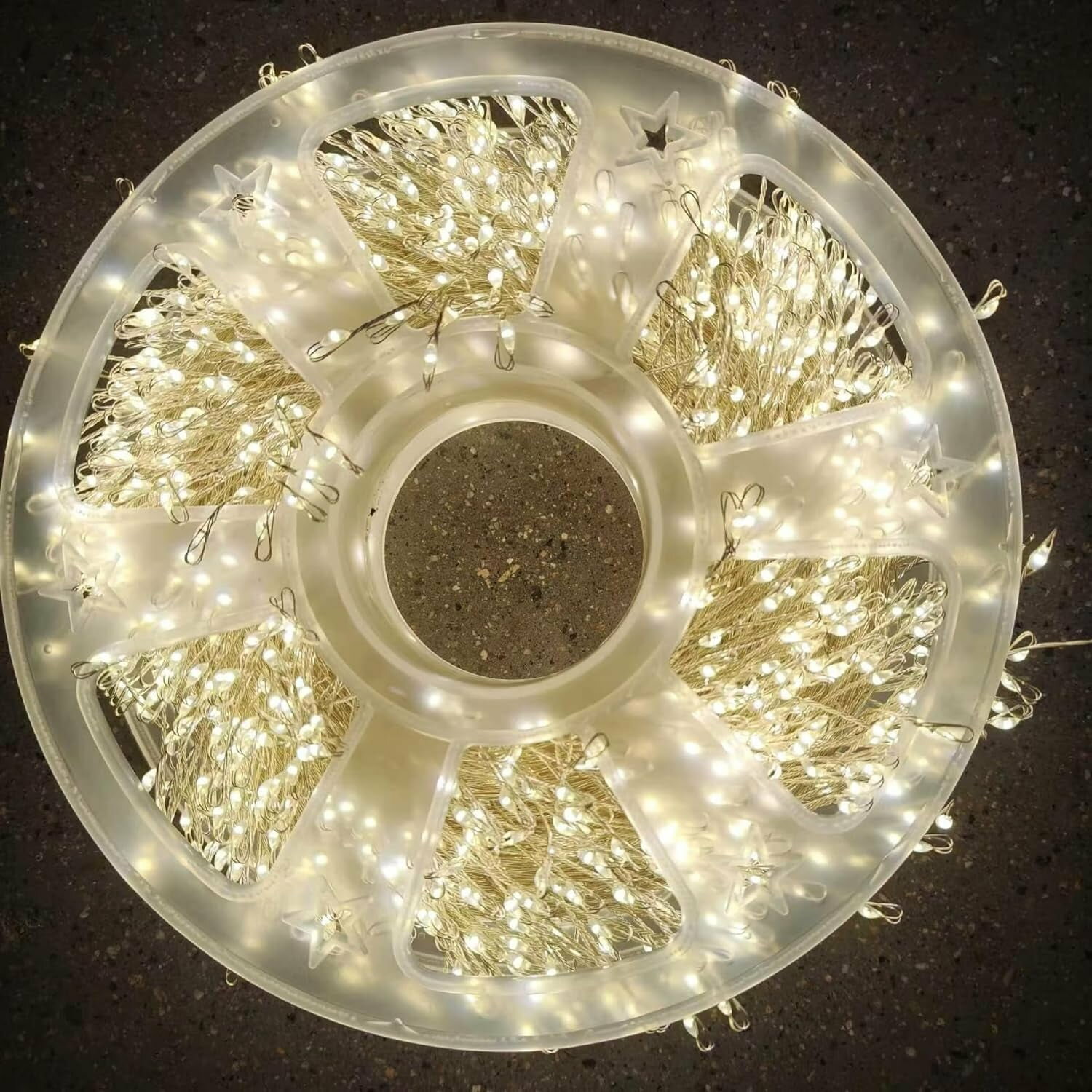 Лента светодиодная медная проволока форма петарды, лента для ёлки праздничная атмосфера, лента для свадьбы домашней декорации, тёплая серебристая проволока 3 метра 100 светодиодов USB модель