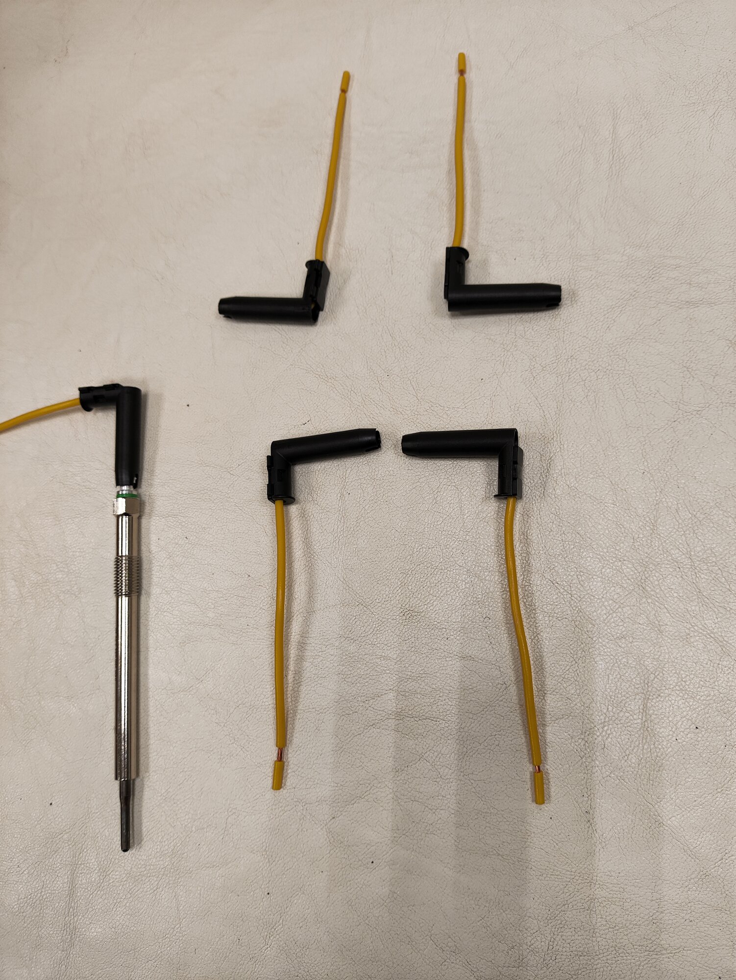 Наконечник свечи накаливания, для SsangYong Rexton/Action/Kyron, медный провод