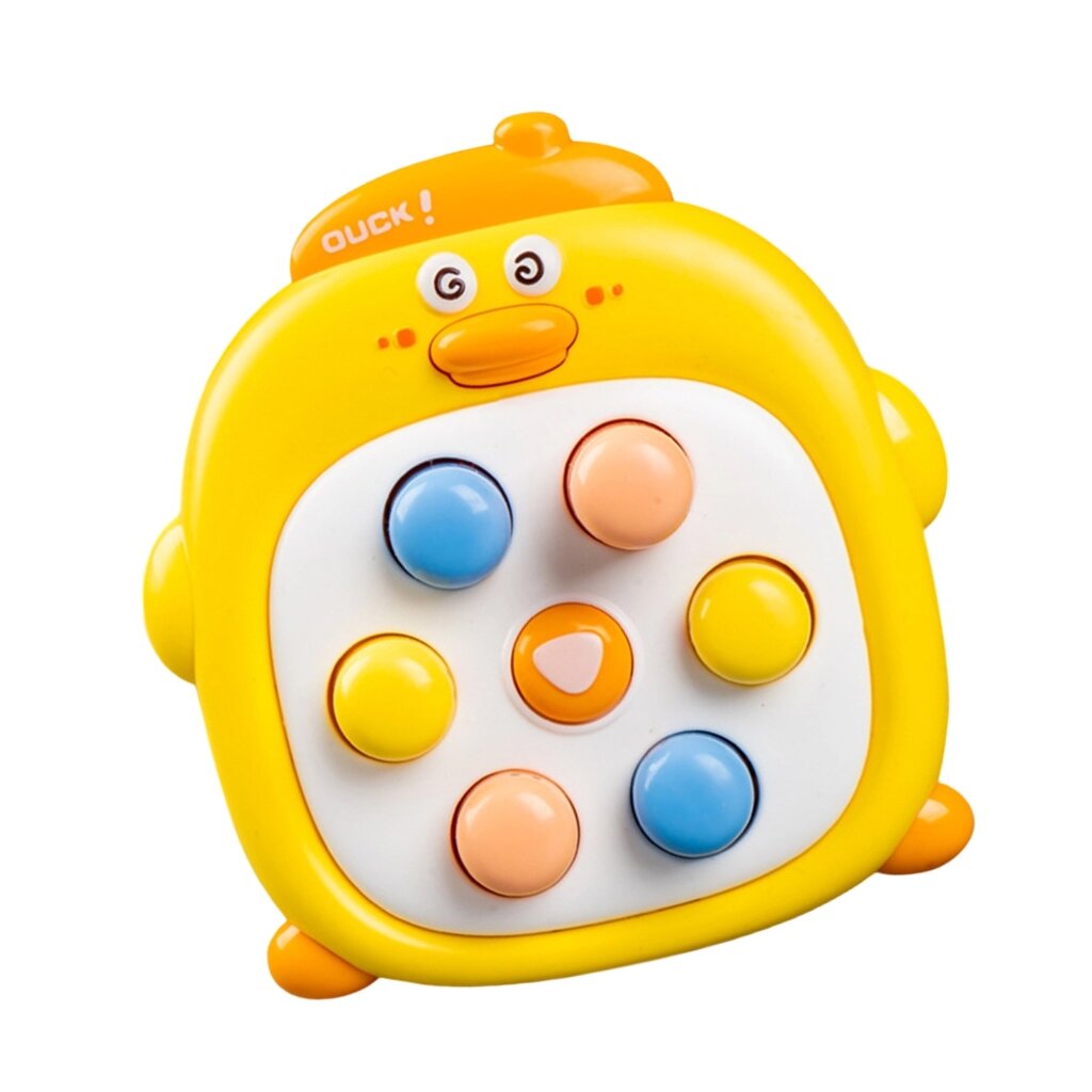 Портативная Интерактивная игра Whack Mole С Красочным Дизайном В виде Утки Для Тренировки Реакции детей И Развития концентрации внимания