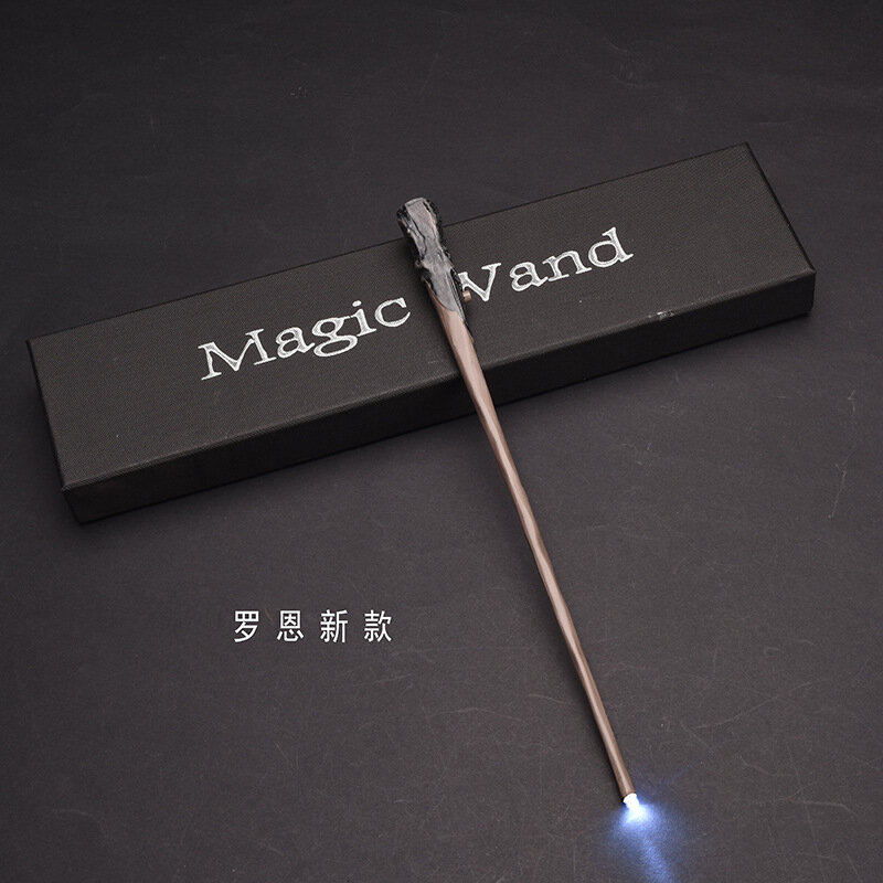 Светящаяся палочка Гарри Поттера, кирка, светодиодная батарея, светящаяся версия с тонкой резьбой Гермионы и Дамблдора, светящаяся магическая палочка