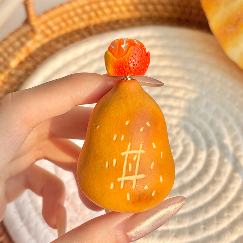 Капибара, вращающаяся забавная тыква, пирография, ручная работа, средство для снятия стресса, натуральный ручной предмет, милый подарок, украшение