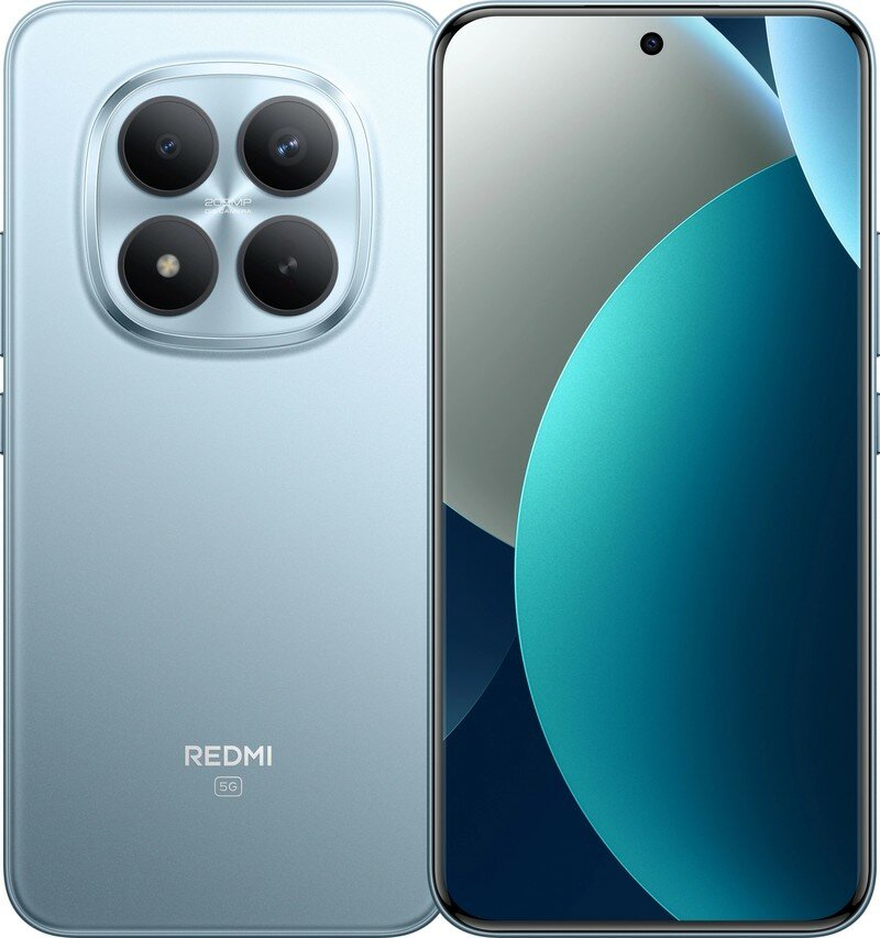 6.83" Смартфон Xiaomi Redmi Note 15 Pro+ 5G 12/512Gb, NFC, AMOLED, 120Гц, 6500мAч, голубой
