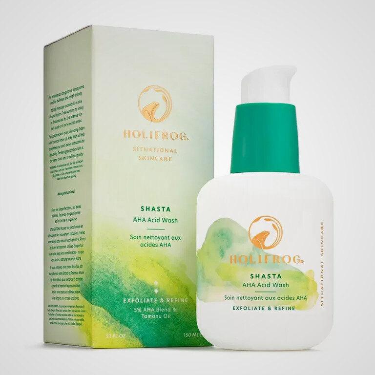 Очищающее средство с AHA-кислотами 150 мл HOLIFROG Shasta AHA Refining Acid Wash Гель 150 мл