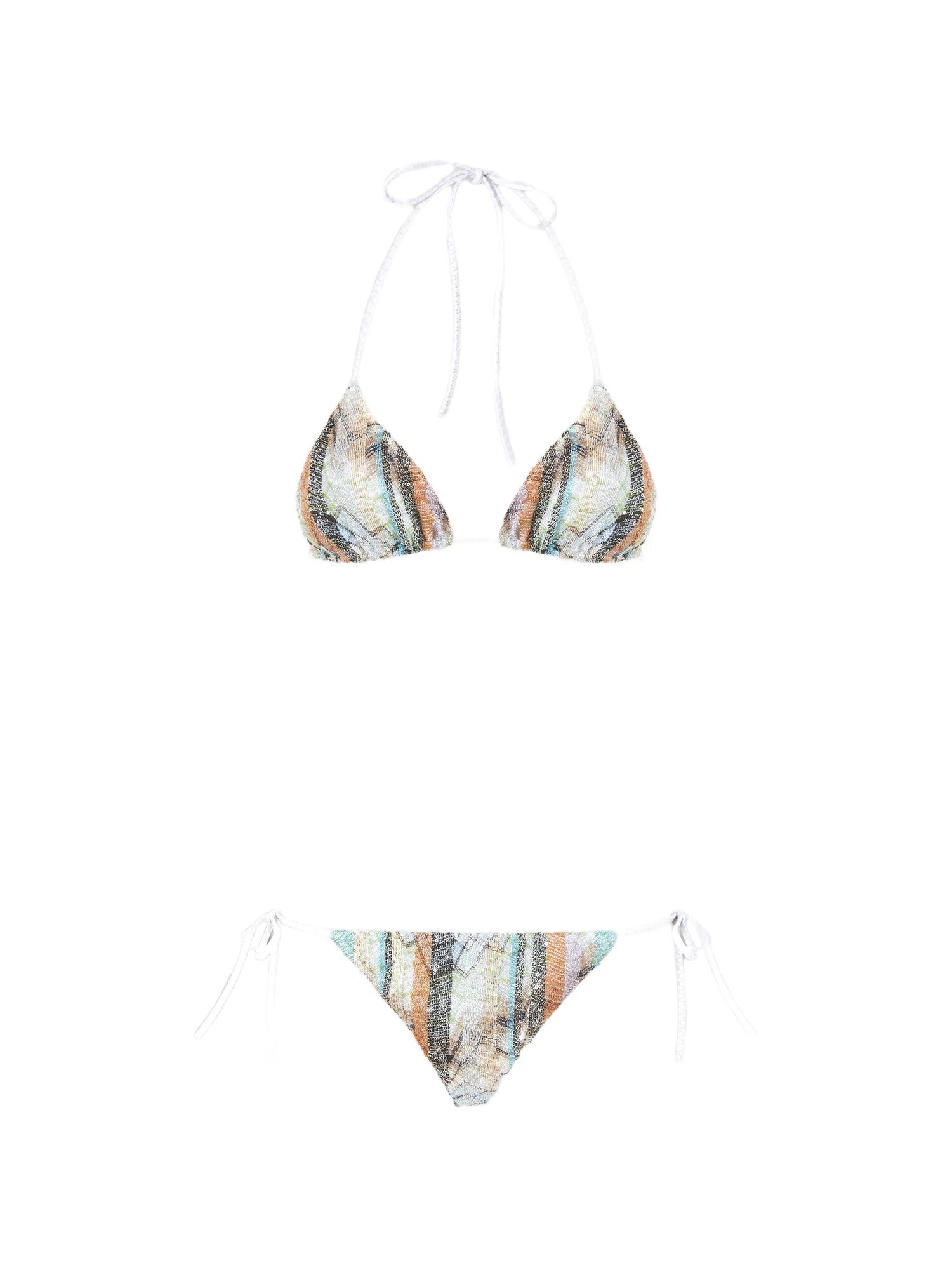 Купальник Zigzag pattern sequins-detail bikini set
