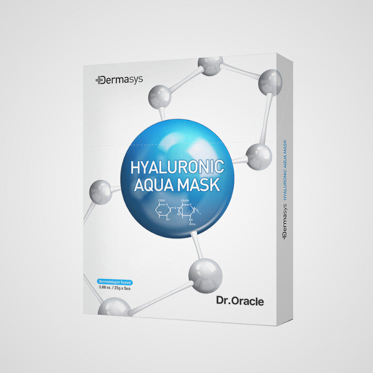 Набор масок для лица с гиалуроновой кислотой (5 шт) 25 мл DR.ORACLE Dermasys Hyaluronic Aqua Mask Маска 5 шт