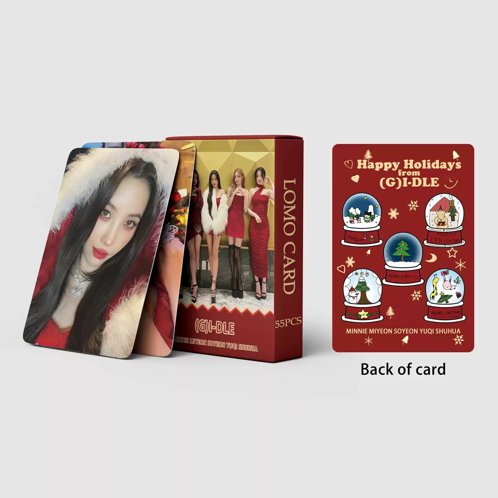 Набор карточек (G)I-DLE, 55 шт, LOMO