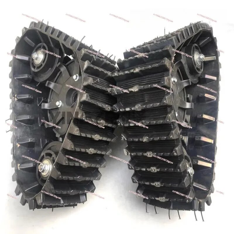 Четырехколесный электрический автомобиль, карт, аксессуары для пляжных багги, модифицированный снегоход, сани, заднее гусеничное колесо, лыжное колесо, одиночное колесо