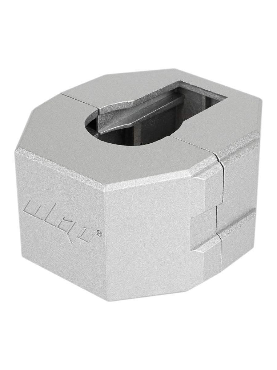 Съёмное крепление (Хомут) стойки руля электросамоката Ninebot MAX G30, G30D, G30LP, серебристый