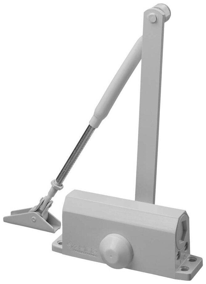 Дверной доводчик ЗУБР до 80 кг цвет белый Профессионал 37911-80