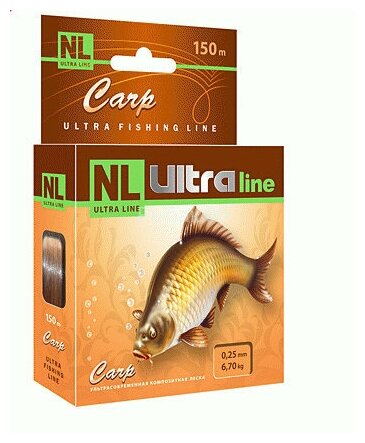 Леска Aqua Nl Ultra Carp Карп 150м 0.30мм