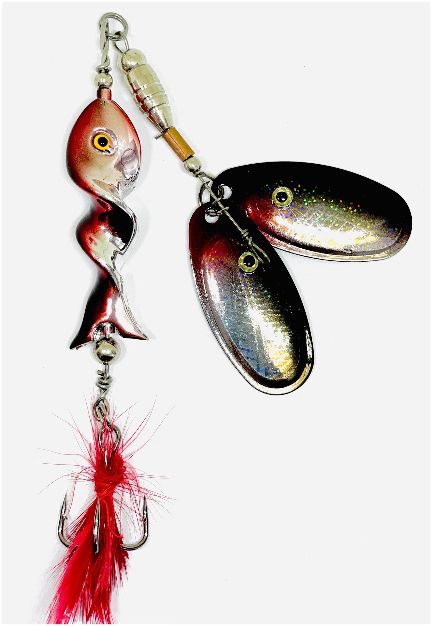 Блесна вращающаяся Jaxon Hybrid Double 4 BO-HZ4 20 гр. C