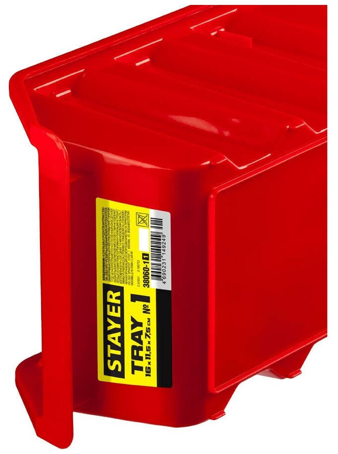 Лоток для хранения TRAY-1, STAYER красный {38060-1_z01} (1 шт)
