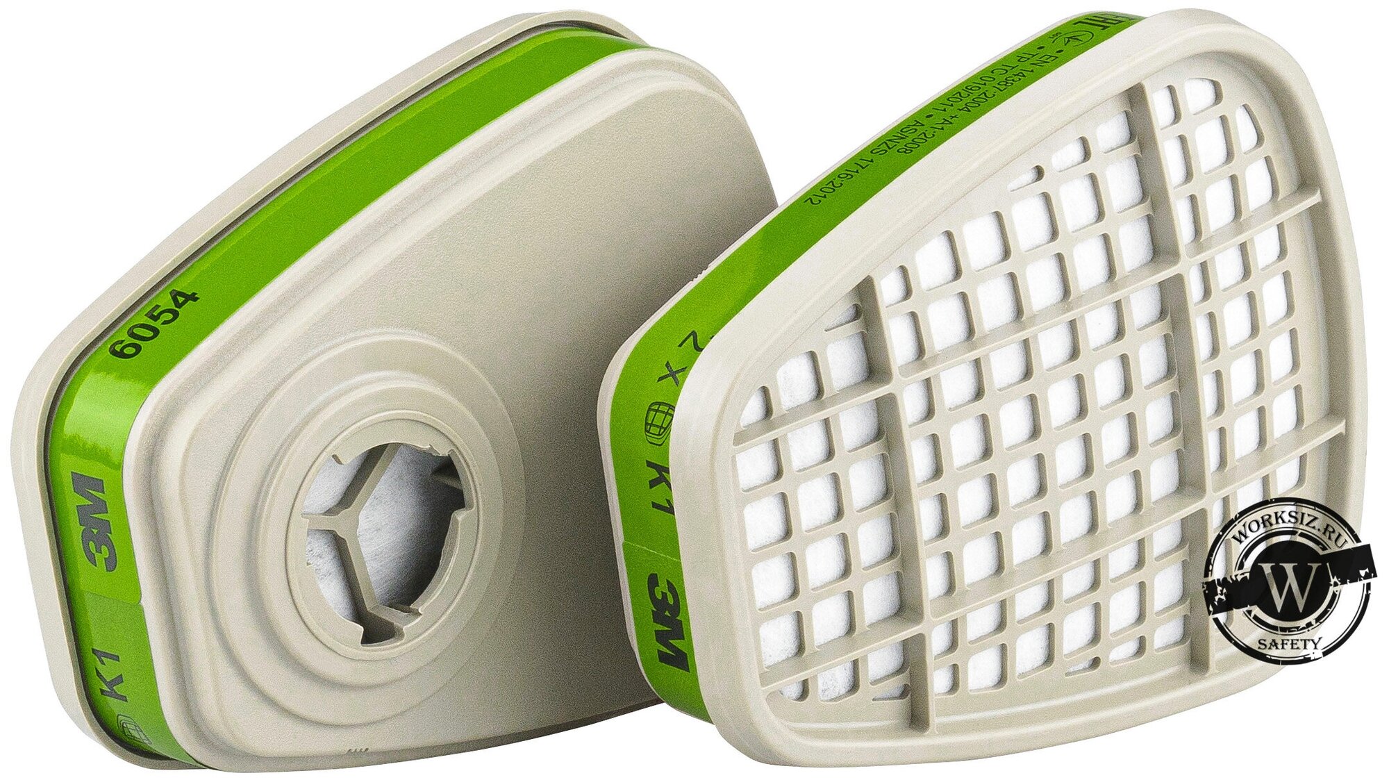 Фильтр (патрон) 3М™ 6054 (К1) / 2 пары (4 шт.)