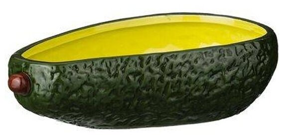 Блюдо Agness для запекания "авокадо" 500 мл. 20,5*11,5 см. высота 6 см. коллекция "il raccolto"