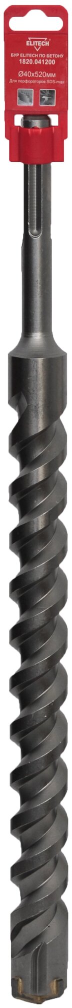 Бур Elitech 1820.041200 для перфоратора, патрон SDS-max, 52 см
