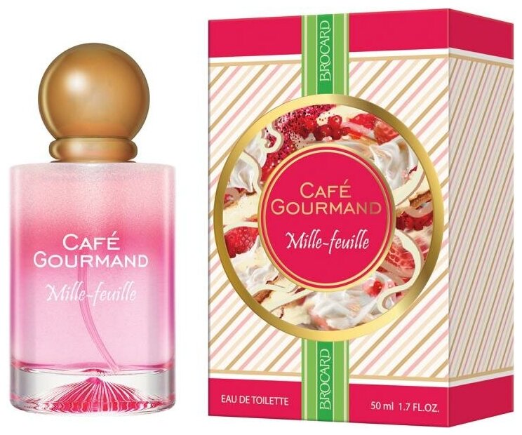 Brocard woman Cafe Gourmand - Mille Feuille Туалетная вода 50 мл.