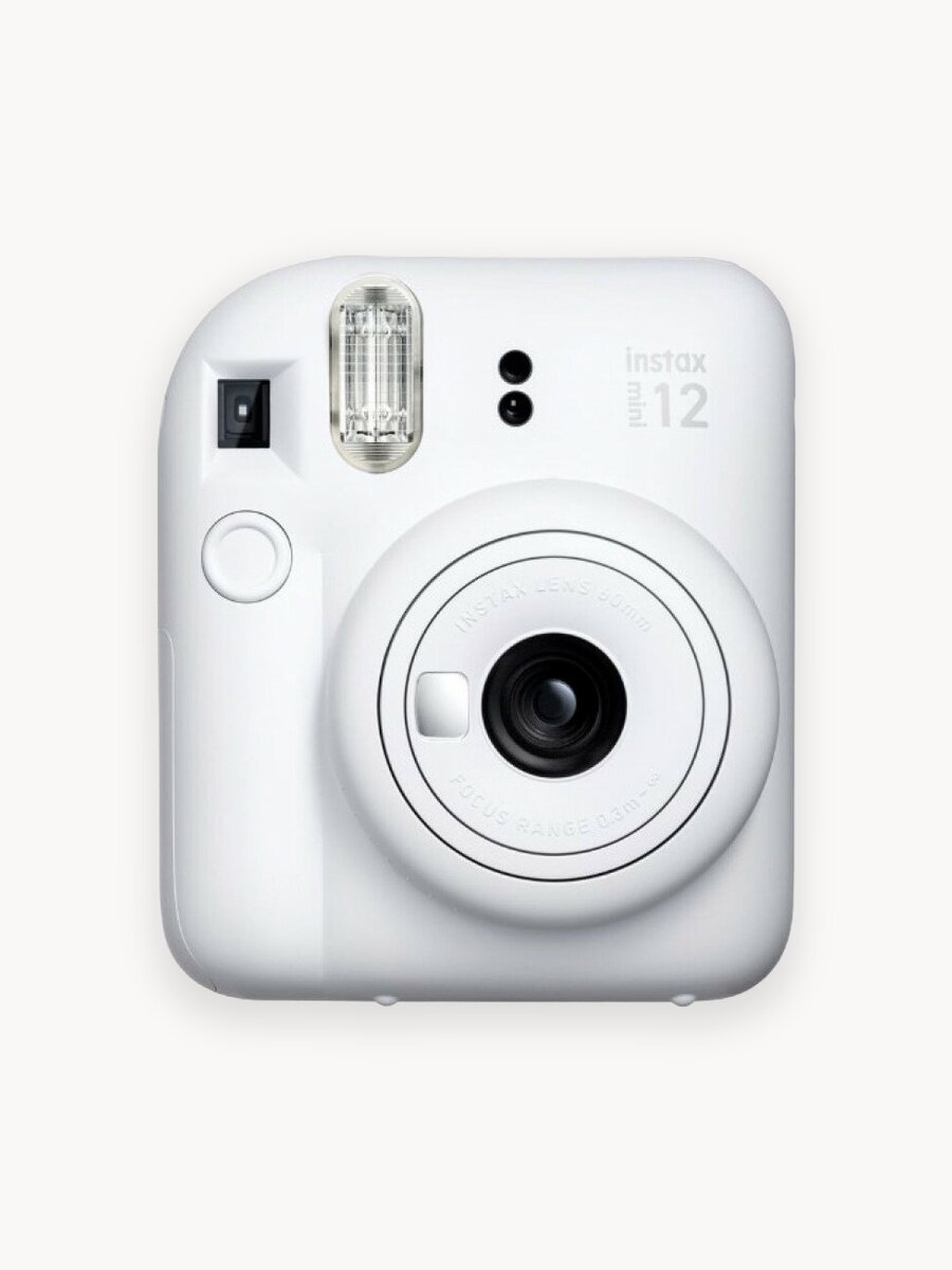 Фотоаппарат моментальной печати Fujifilm Instax Mini 12, печать снимка 62x46 мм, white