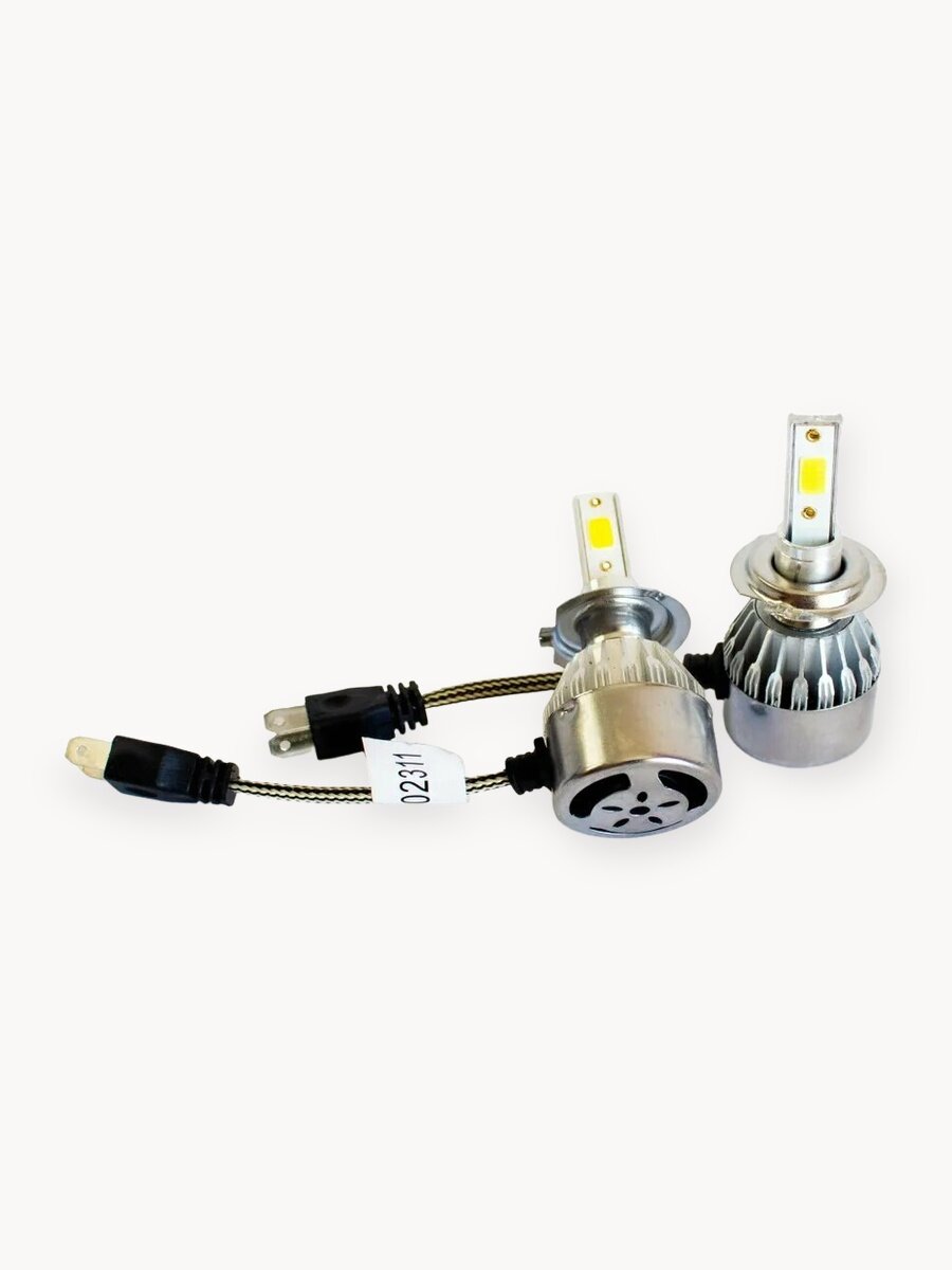 Светодиодные лампы Led C6 H7 6000k, 36w, 12V, комплект 2 шт.