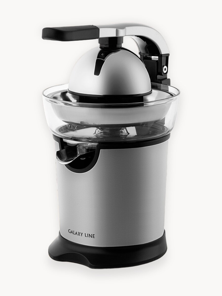 Соковыжималка GALAXY GL0854 для цитрусовых, нержавеющая сталь, серебристая
