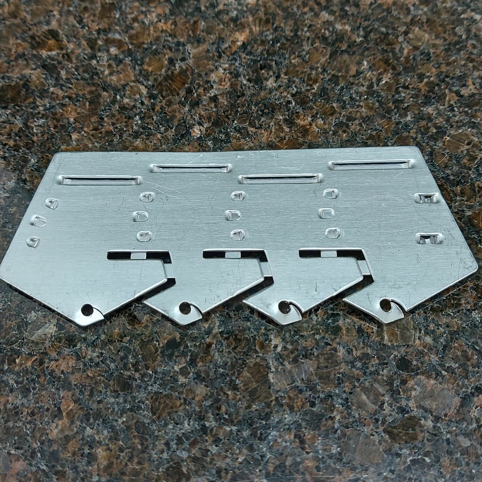 Колодка орденская №4 на булавке алюминиевая