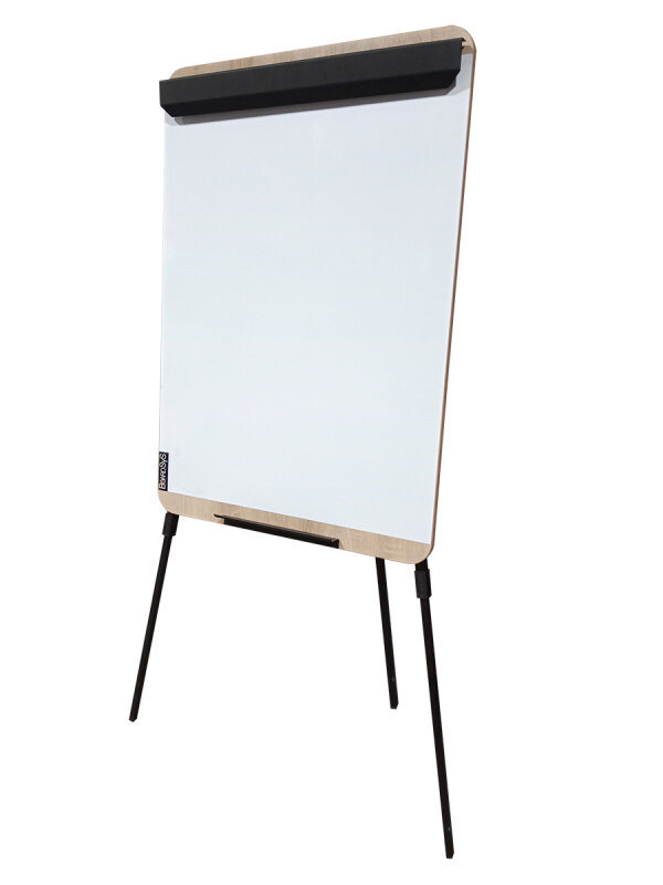 Флипчарт boardSYS 100х70 см, на треноге, дерево, магнитно-маркерный, BoardSYS Business