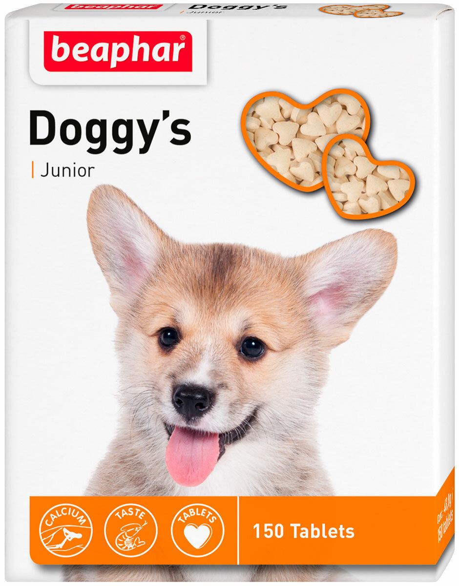 BEAPHAR DOGGY'S JUNIOR – Беафар лакомство витаминизированное для щенков 150 шт