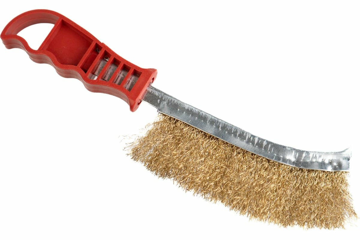 SAMGRUPP ручная щетка по металлу с пластиковой ручкой 16081 для очистки металла