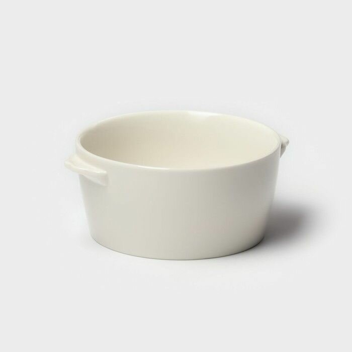 Салатник керамический Magistro Whitewarm, 500 мл, 15 12,5 6 см
