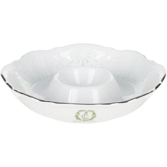 Подставка Bernadotte под яйцо "Деколь отводка платина"