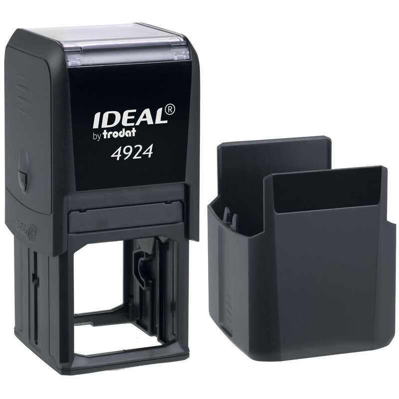 Оснастка для штампа и печати Trodat Ideal, 40*40мм, пластмассовая, с крышкой (178033), 348662