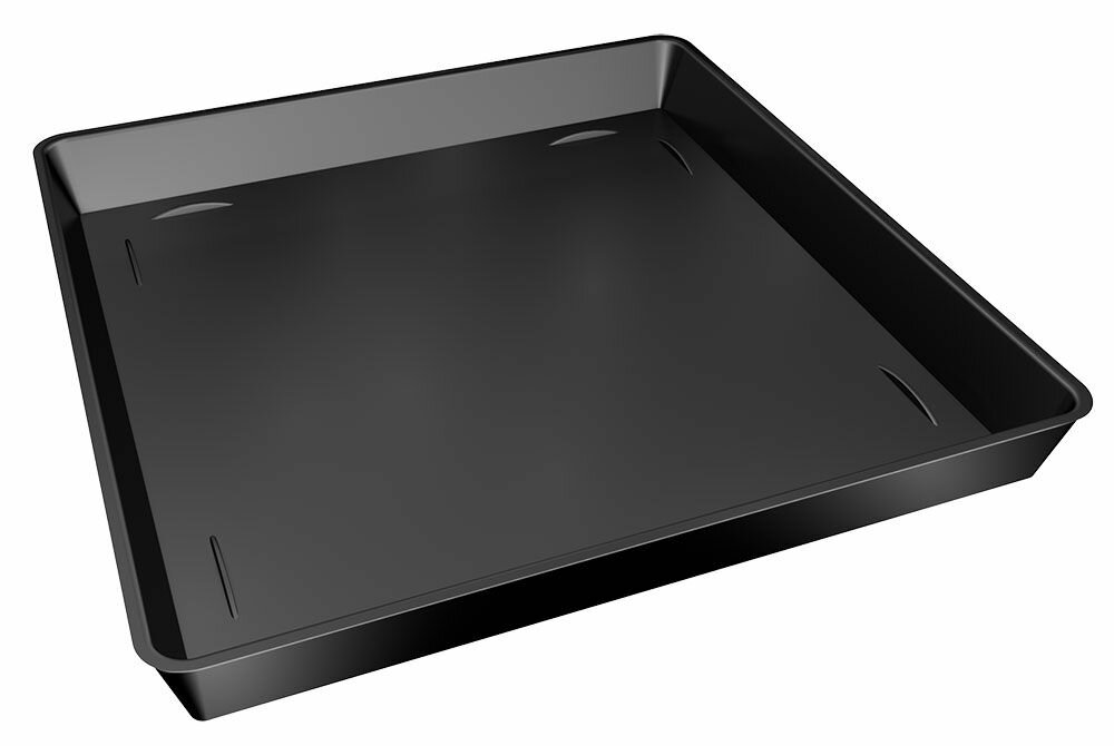 Поддон пластиковый 260х260 мм, черный (Grow Bag до 20л, Propot до 15 литров)